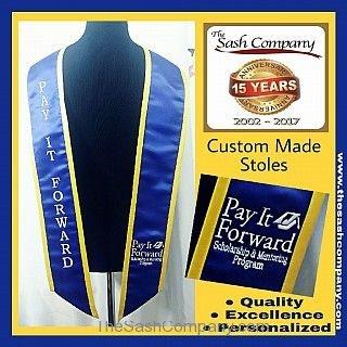 Portfolio Examples: Sashes, Stoles, Event & Pageant Sashes