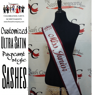 Portfolio Examples: Sashes, Stoles, Event & Pageant Sashes
