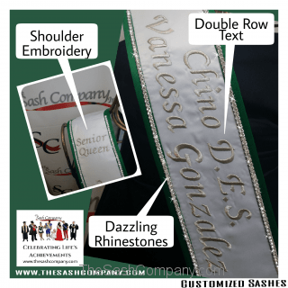 Portfolio Examples: Sashes, Stoles, Event & Pageant Sashes