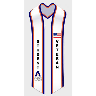 University of Texas Arlington Veteran Graduation Stole